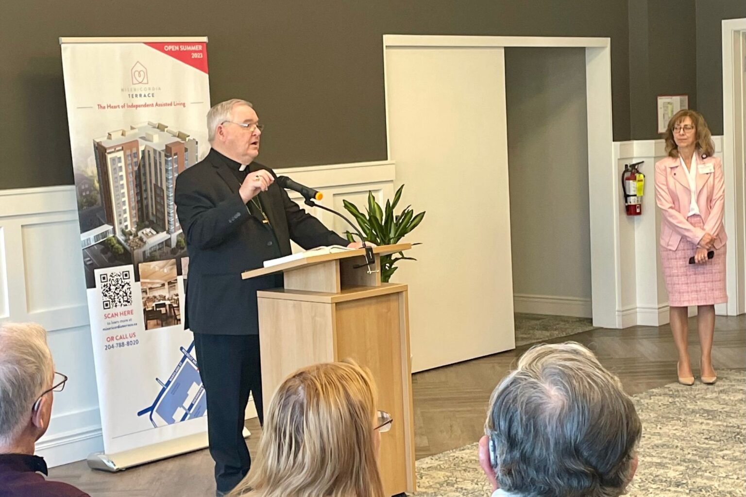 Blessing of the New Misericordia Terrace - Archdiocese of Winnipeg