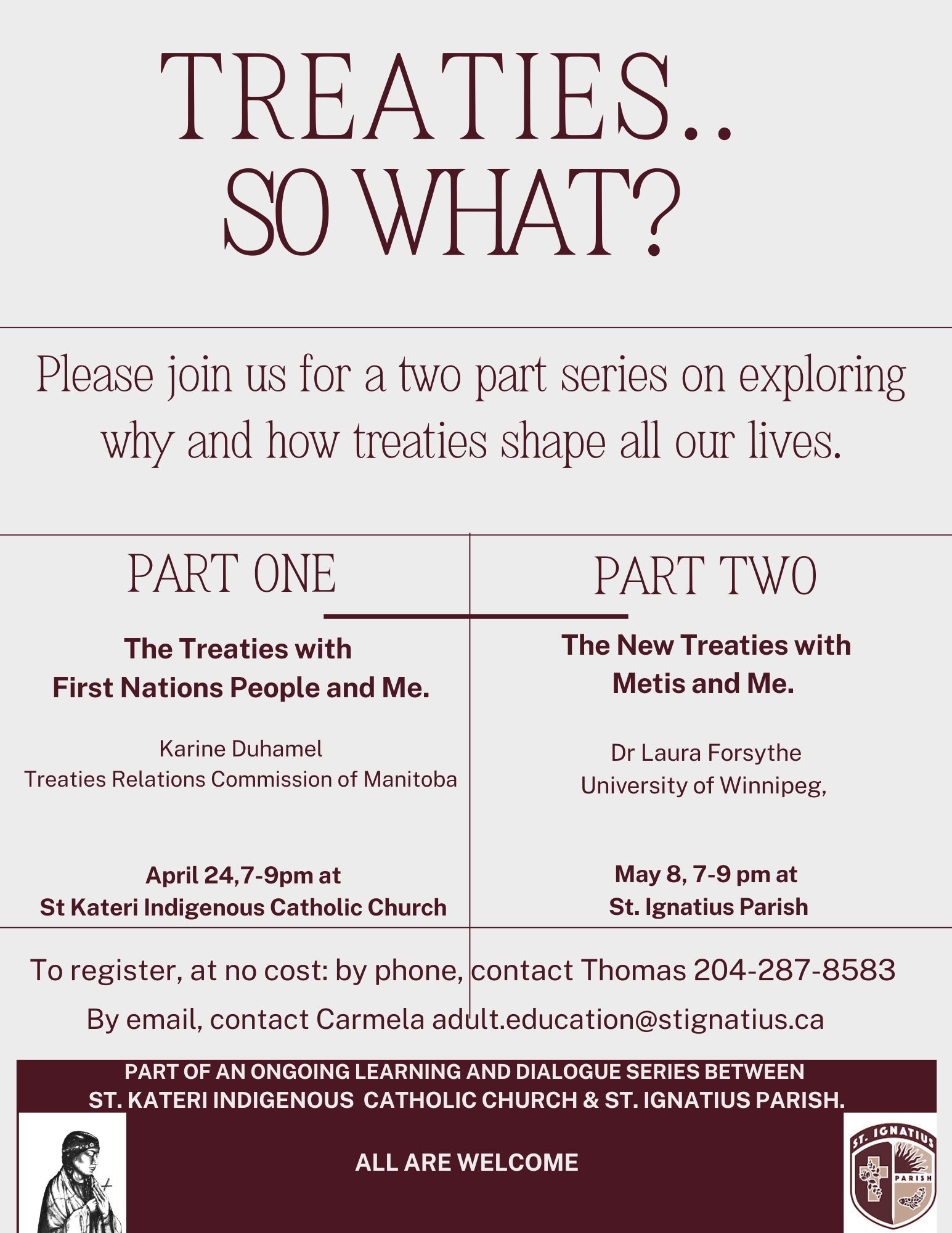 Treaties, So What? Series for Truth and Reconciliation As Part Of An ...