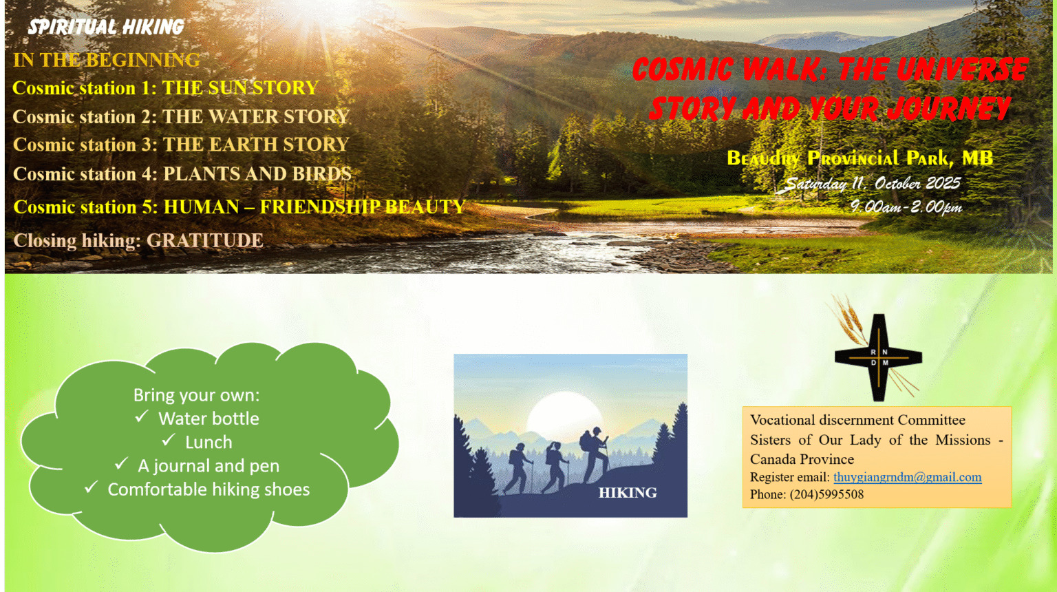 Spiritual Hiking - Archdiocese of Winnipeg